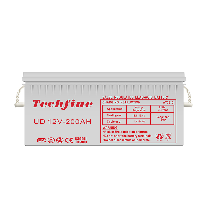 Techfine solar battery 12V 200AH Lead Acid Battery off grid from China ...